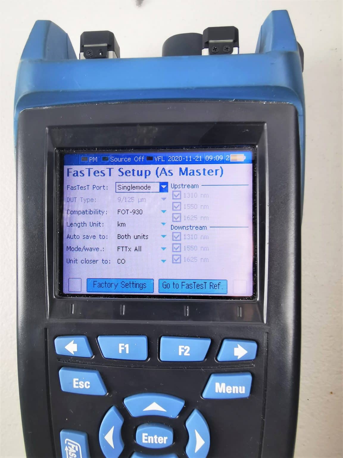 EXFO MaxTester II FOT-930 SM Fiber Loss Tester With PM, VFL, TalkSet ...