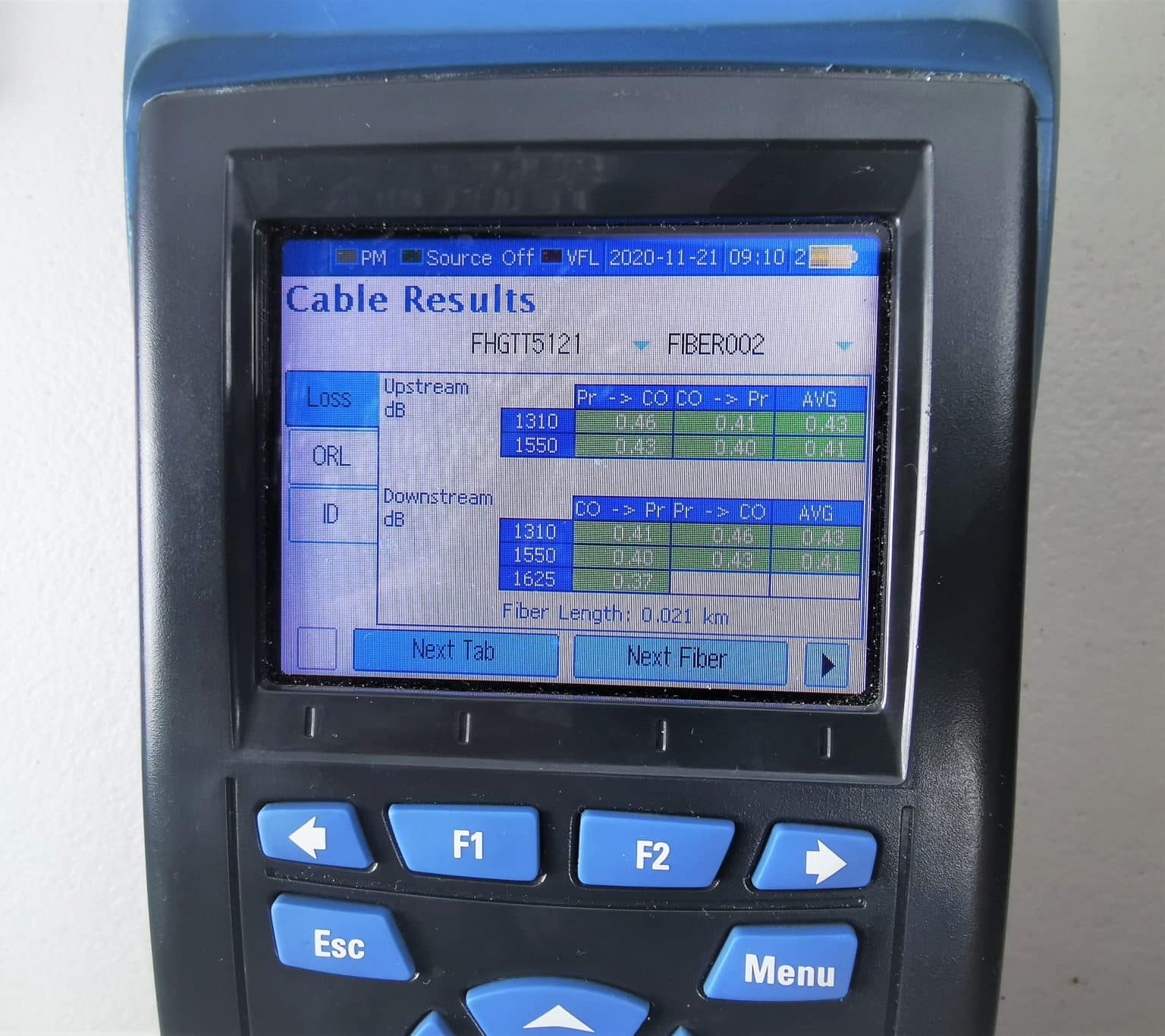 EXFO MaxTester II FOT-930 SM Fiber Loss Tester With PM, VFL, TalkSet ...