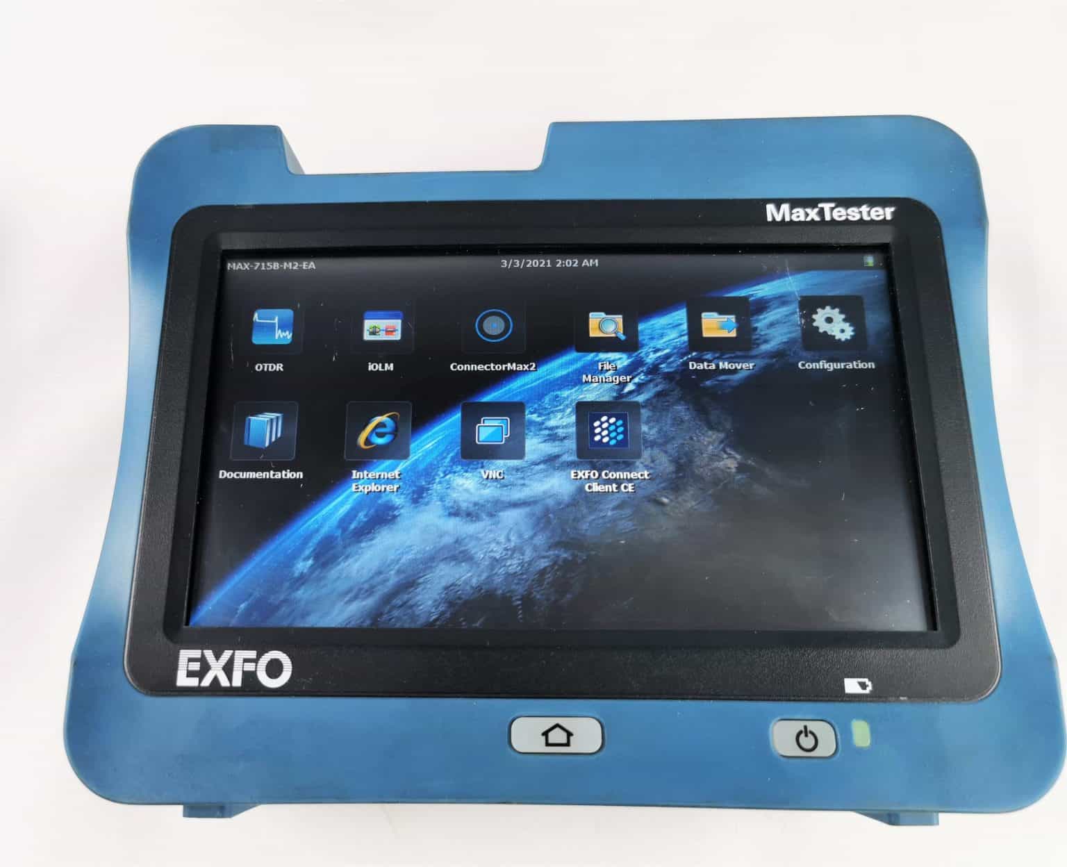 EXFO MaxTester 1310nm/1550nm And 1625nm Live SM Fibre OTDR MAX-715B-M2-EA