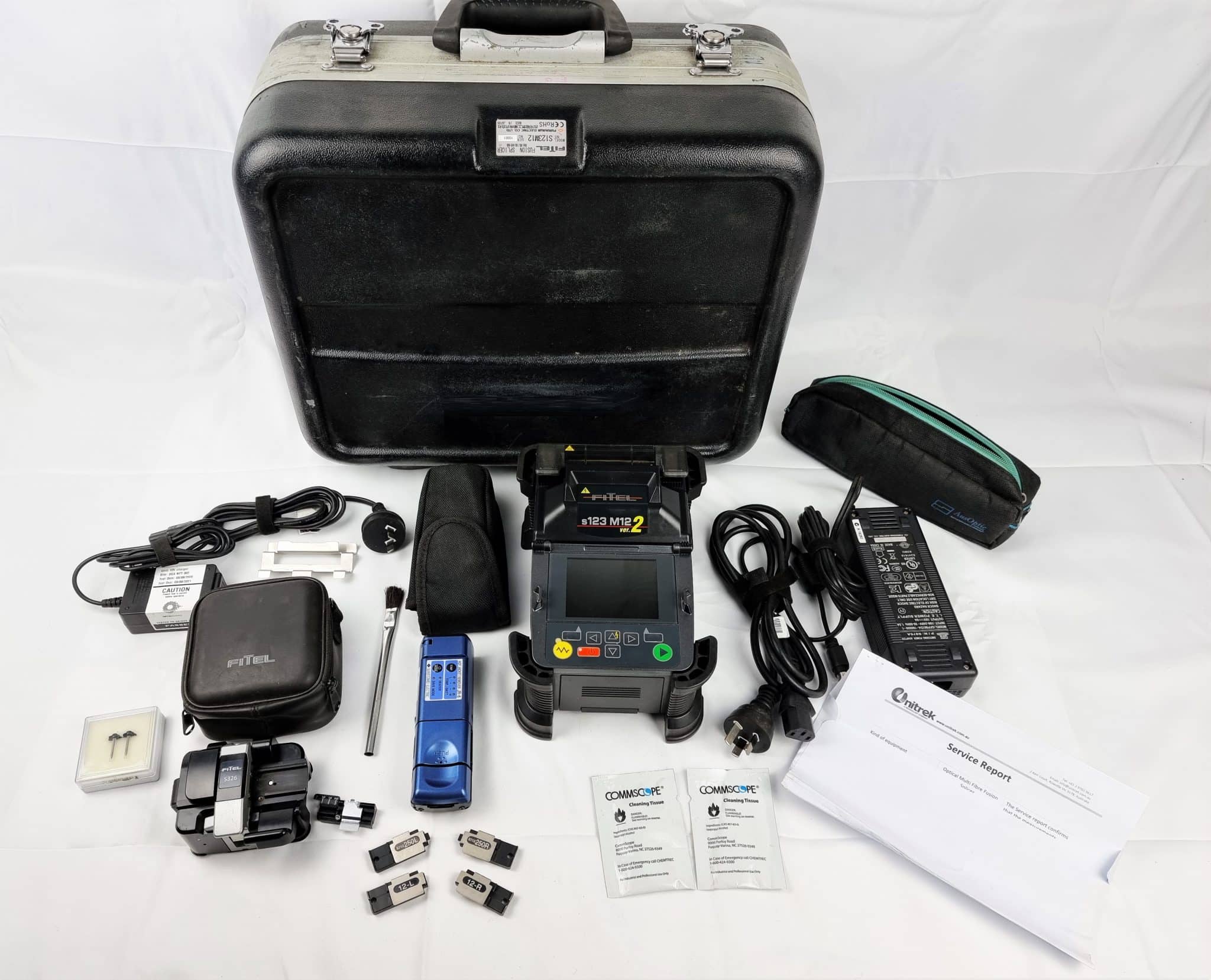 FiTel S123 M12 Version 2 Ribbon Fibre Fusion Splicer