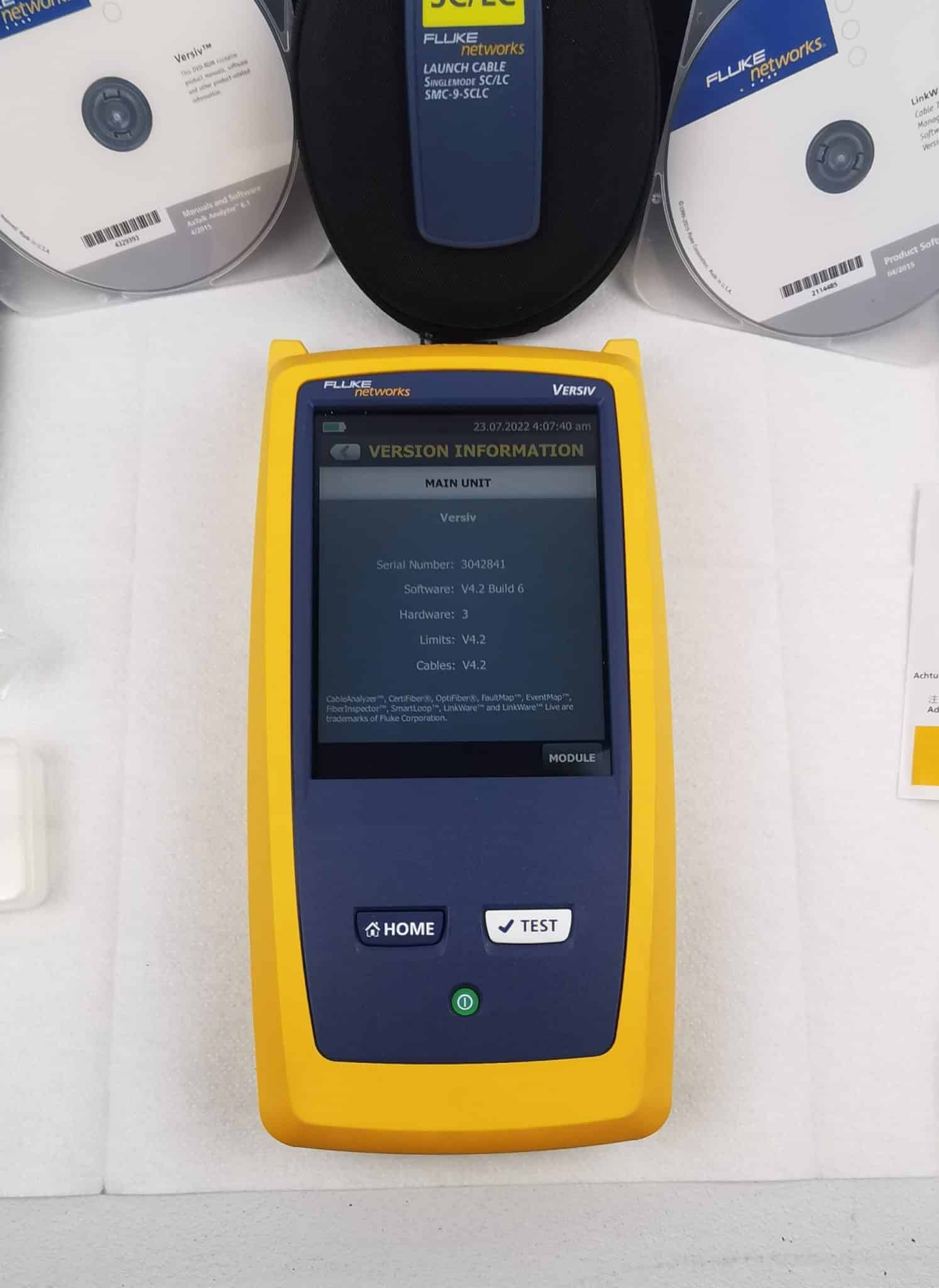 Fluke Networks Versiv With OFP-SM OptiFibre Pro OTDR Module , FI1000 ...
