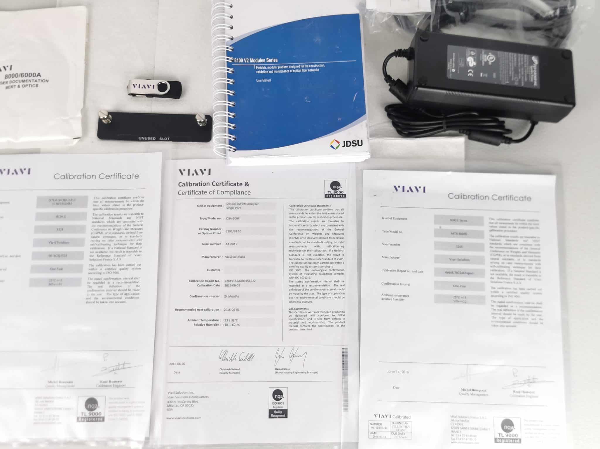 VIAVI MTS 8000E V2 Fibre Characterization Kit With OBS-500 Optical ...