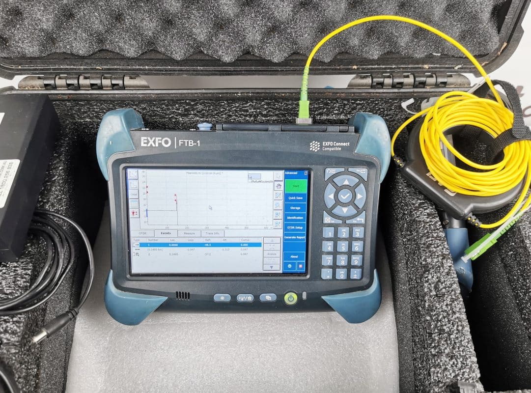 EXFO FTB-1 730C 1310/1550/1625nm OTDR IOLM NBN OPTUS TELSTRA