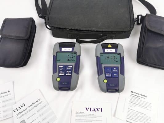 VIAVI JDSU OLS-35 & OLP-35 Optical Laser Source Power Meter Fibre Optic