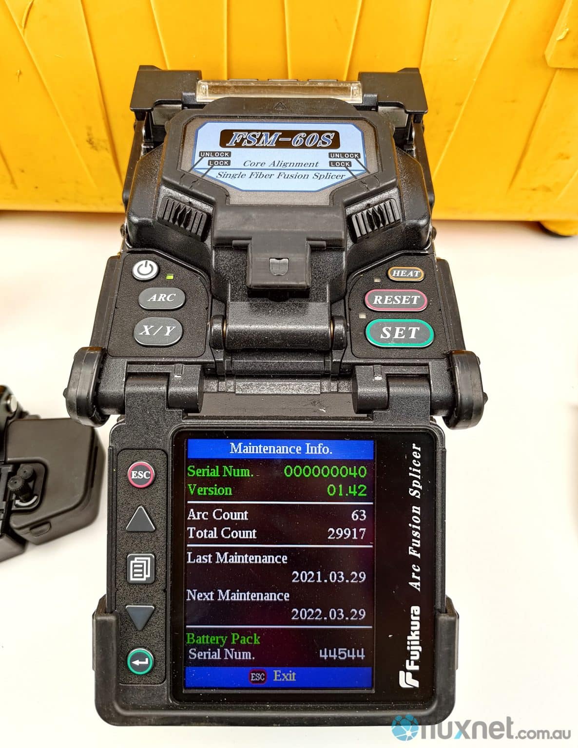 Fujikura FSM-60S Fusion Splicer Complete Kit With Fujikura CT-30 Cleaver