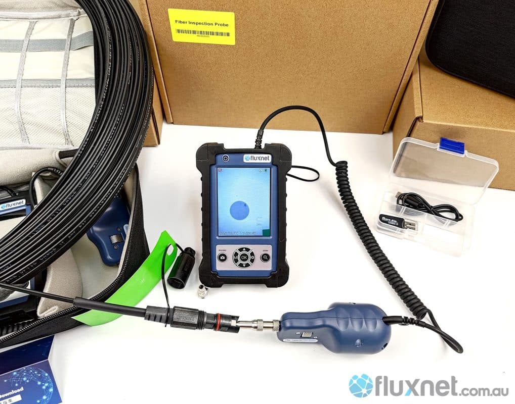FLUXNET FS-700 400x Fibre Optic Inspection Microscope Probe For NBN ...