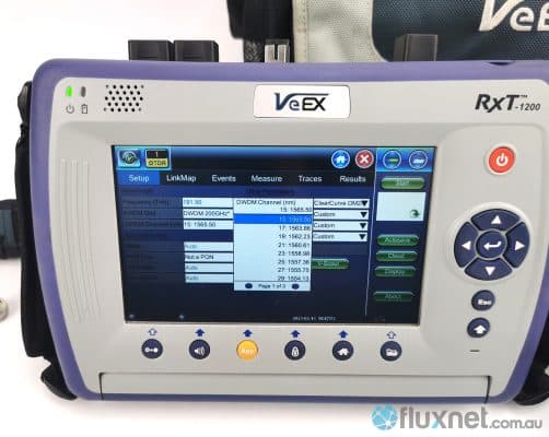 VeEx RXT-1200 With RXT-4113+ XWDM OTDR Module 18Ch CWDM DWDM 200Ghz ...