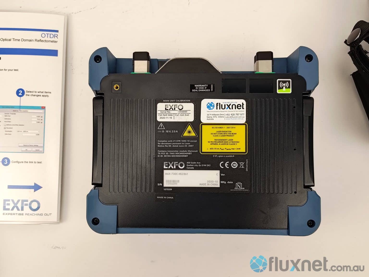 EXFO MAX-730C MaxTester 1310/1550/1650nm Live IOLM IADV OTDR