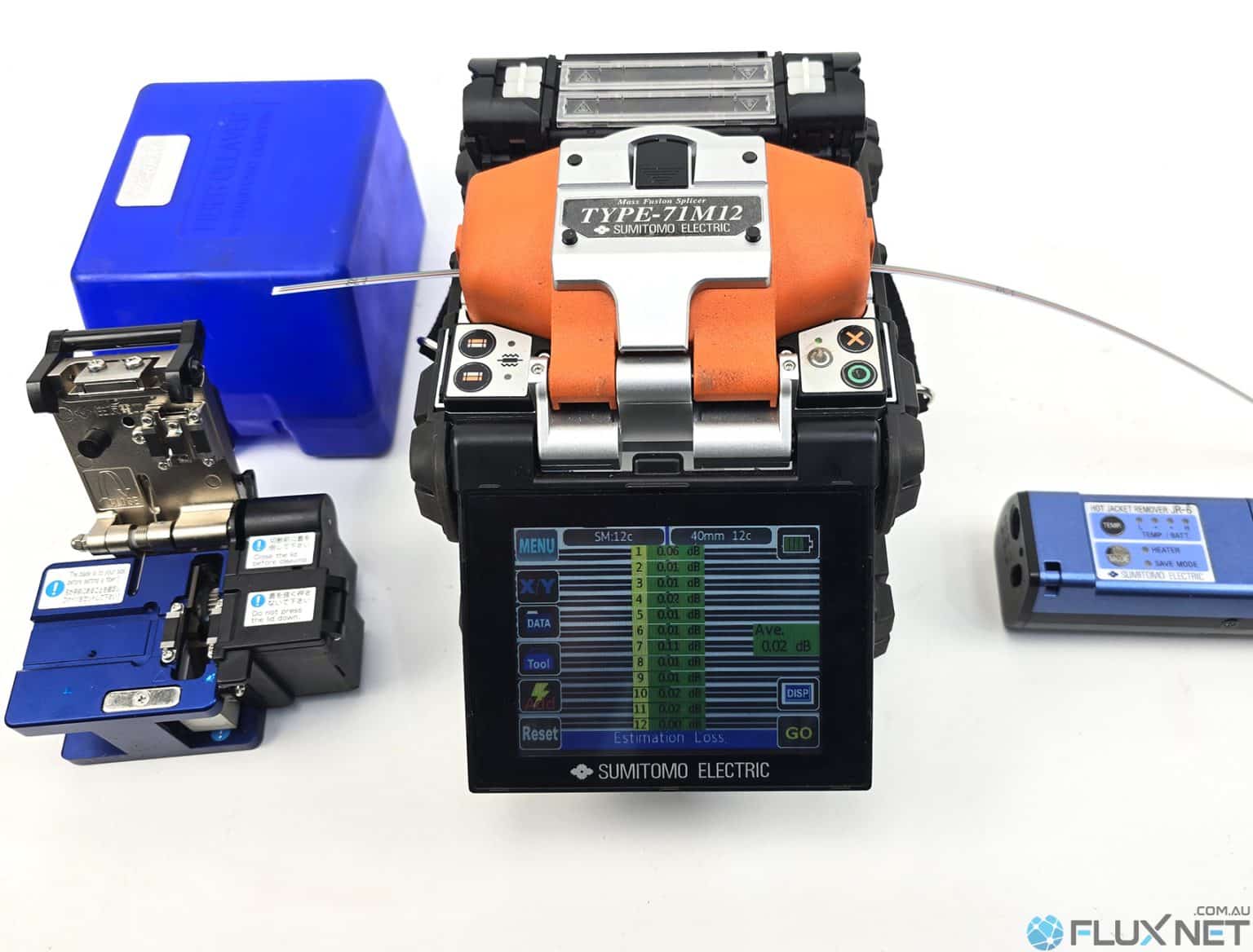 Sumitomo Type-71M12 Ribbon Splicer With FC-6RM Cleaver And JR-6 Hot ...