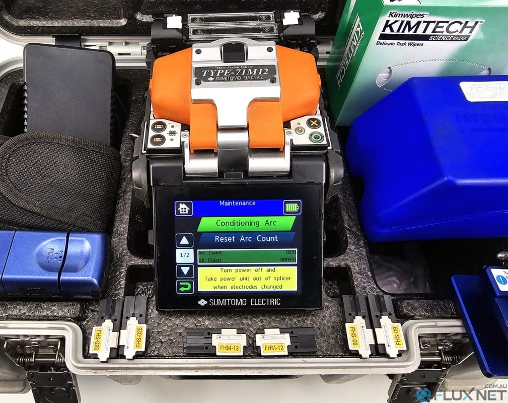 Sumitomo Type-71M12 Ribbon Splicer With FC-6RM Cleaver And JR-6 Hot ...