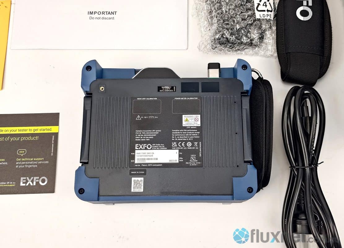 EXFO Maxtester MAX-730C-SM3 1310/1550/1625nm IOLM OTDR Calibrated Warranty