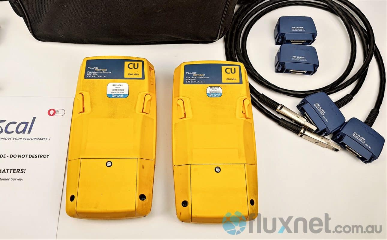 Fluke Networks DSX-5000 Cable Analyzer Cat6a Ethernet Certifier ...
