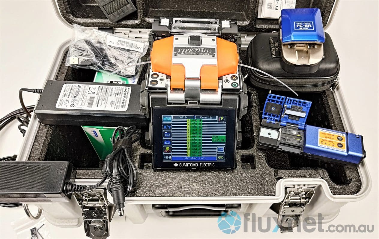 Sumitomo Type-71M12 Ribbon Splicer With FC-8R Cleaver And JR-6+ Hot ...