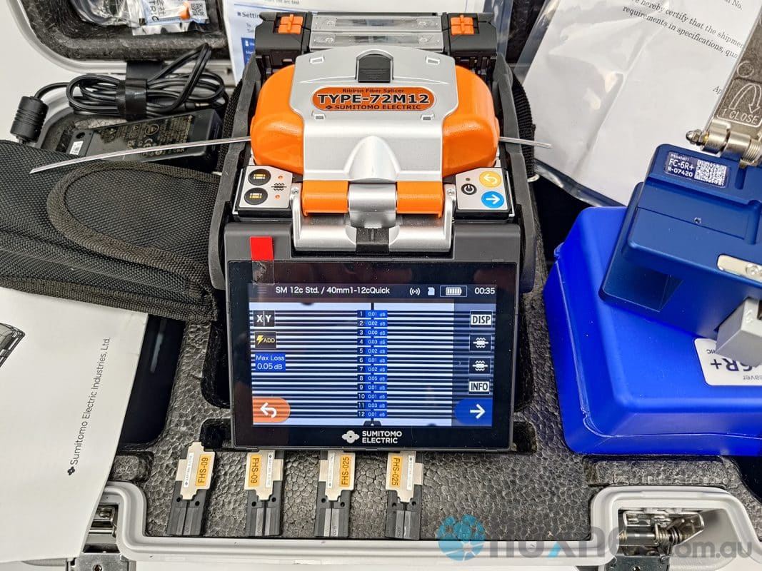 Sumitomo TYPE-72M12 Ribbon Fibre Fusion Splicer