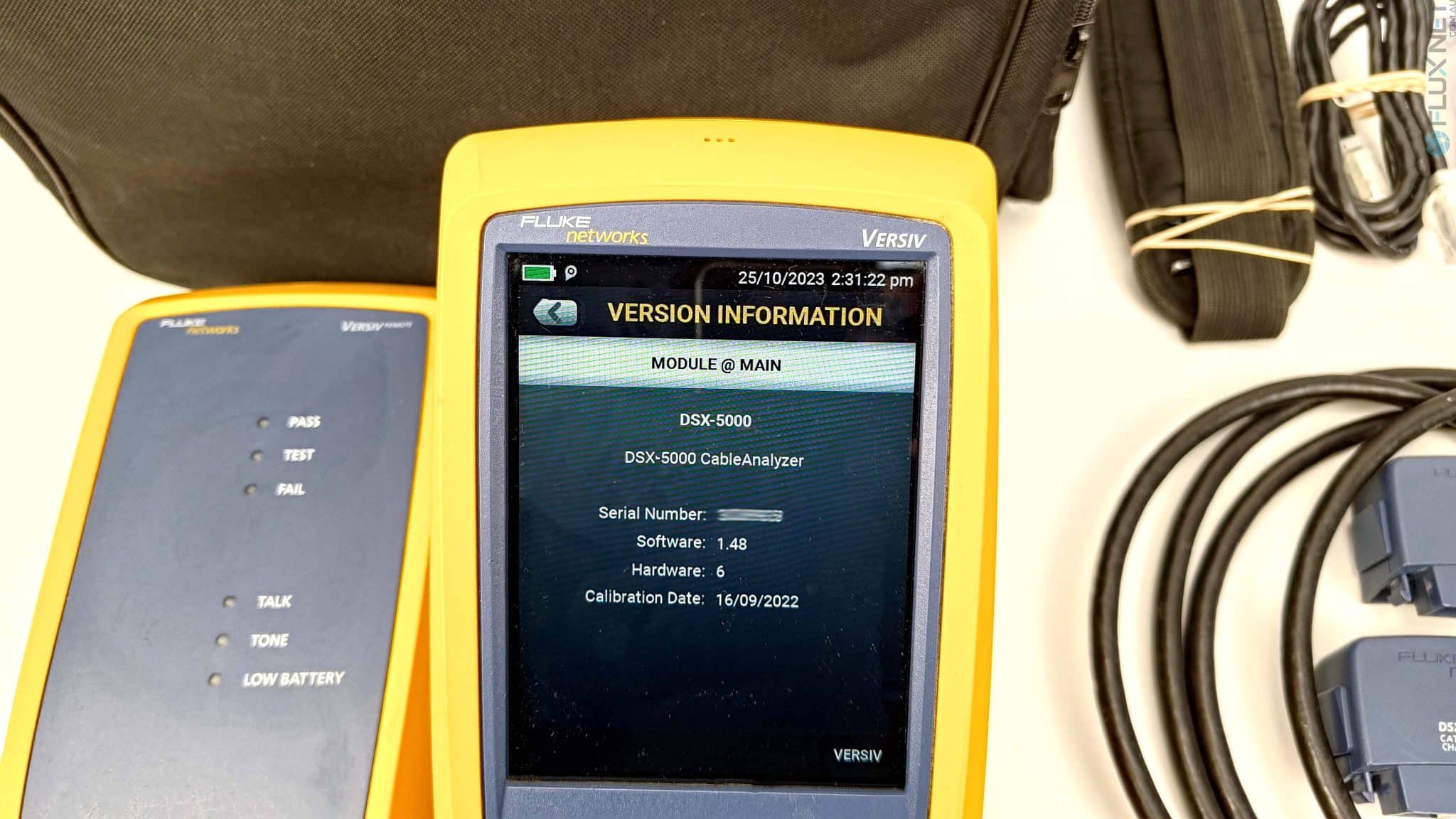 Fluke Networks DSX-5000 Cable Analyser Cat6a Ethernet Certifier ...