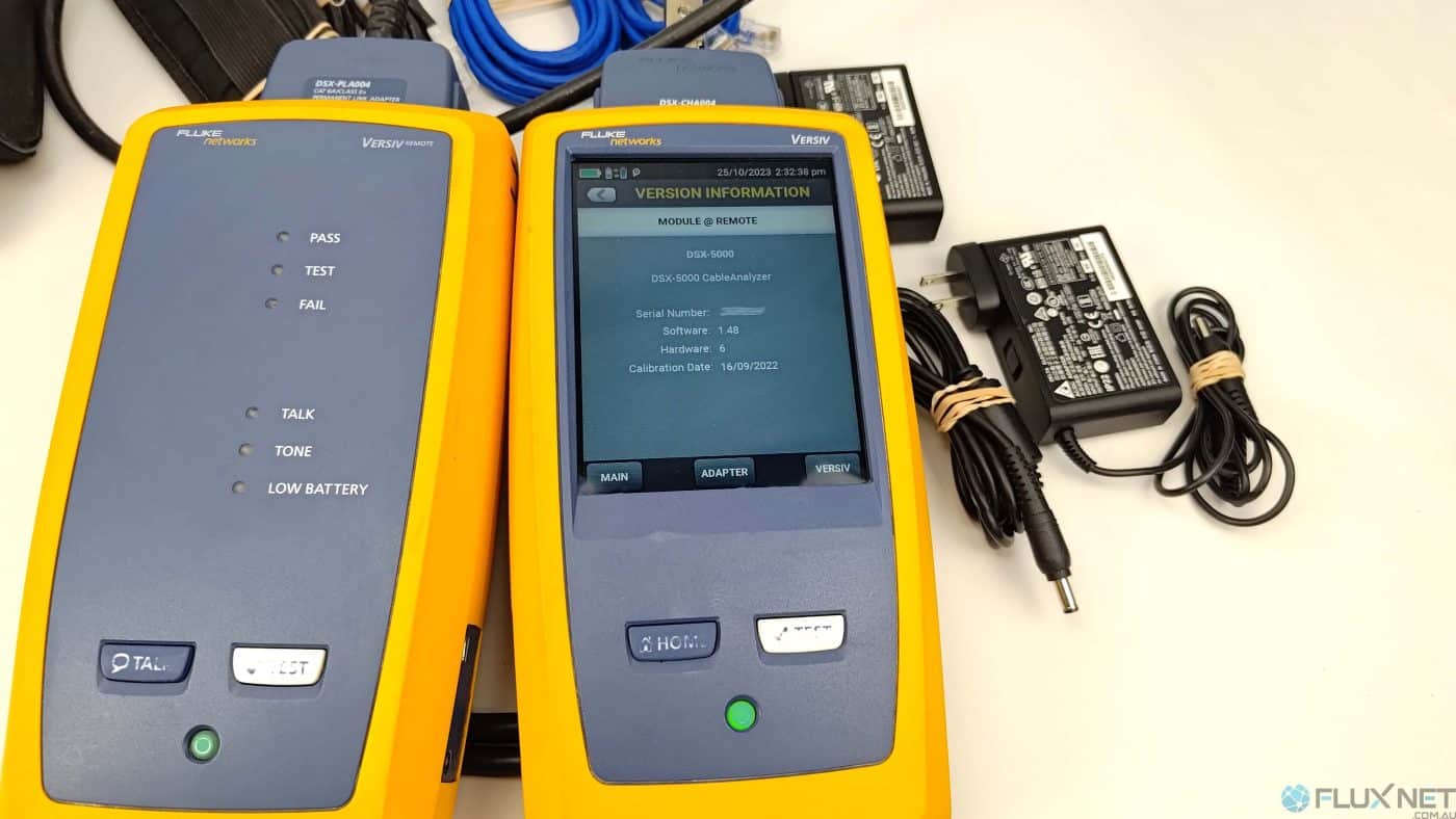 Fluke Networks DSX-5000 Cable Analyser Cat6a Ethernet Certifier ...