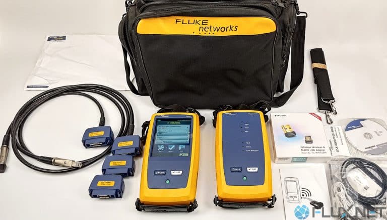 Fluke Networks DSX-8000 | 2 GHz Wi-Fi Enabled Cat 8 CableAnalyzer