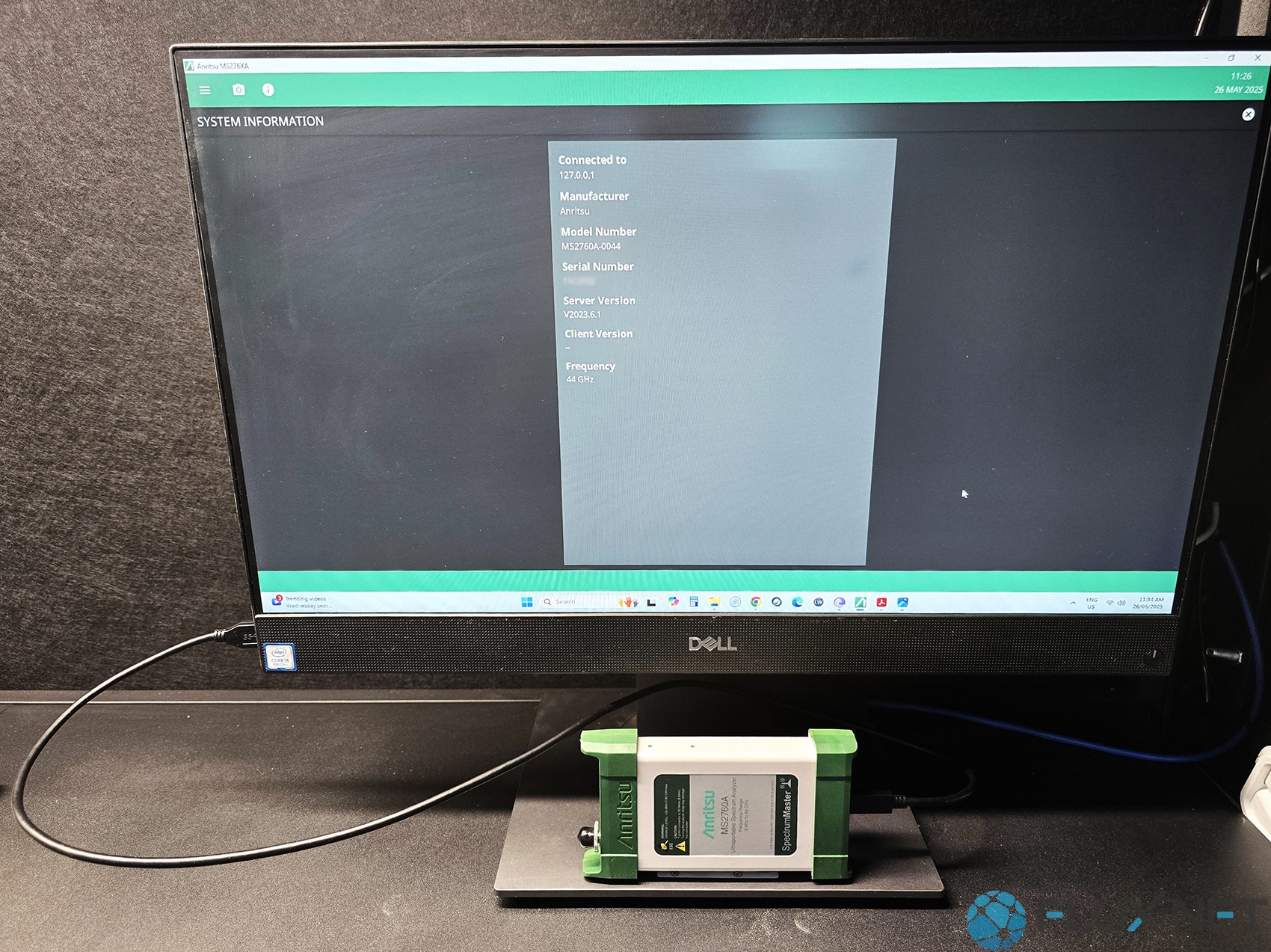 Anritsu MS2760A-0044 Spectrum Master 9 KHz - 44 GHz Spectrum Analyzer ...